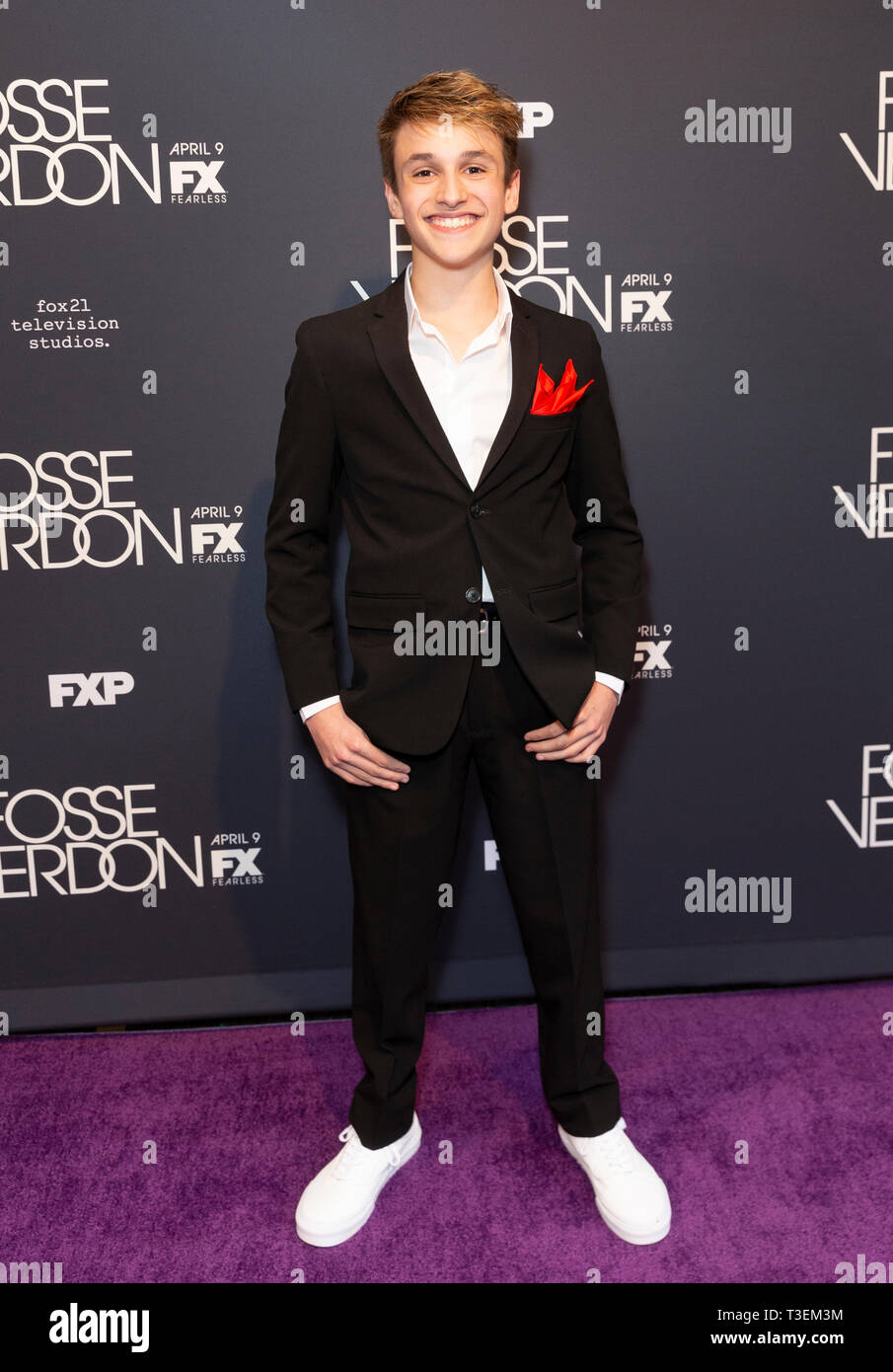 New York, NY - April 8, 2019: Justin Michael Gazzillo attends premiere ...