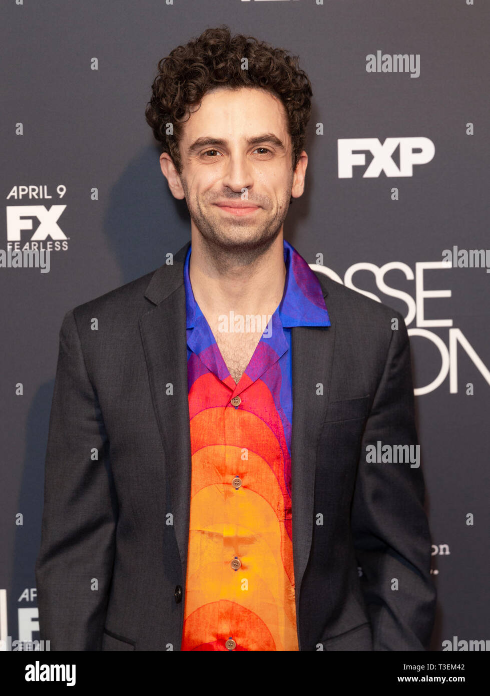 New York, NY - April 8, 2019: Brandon Uranowitz attends premiere Fosse ...