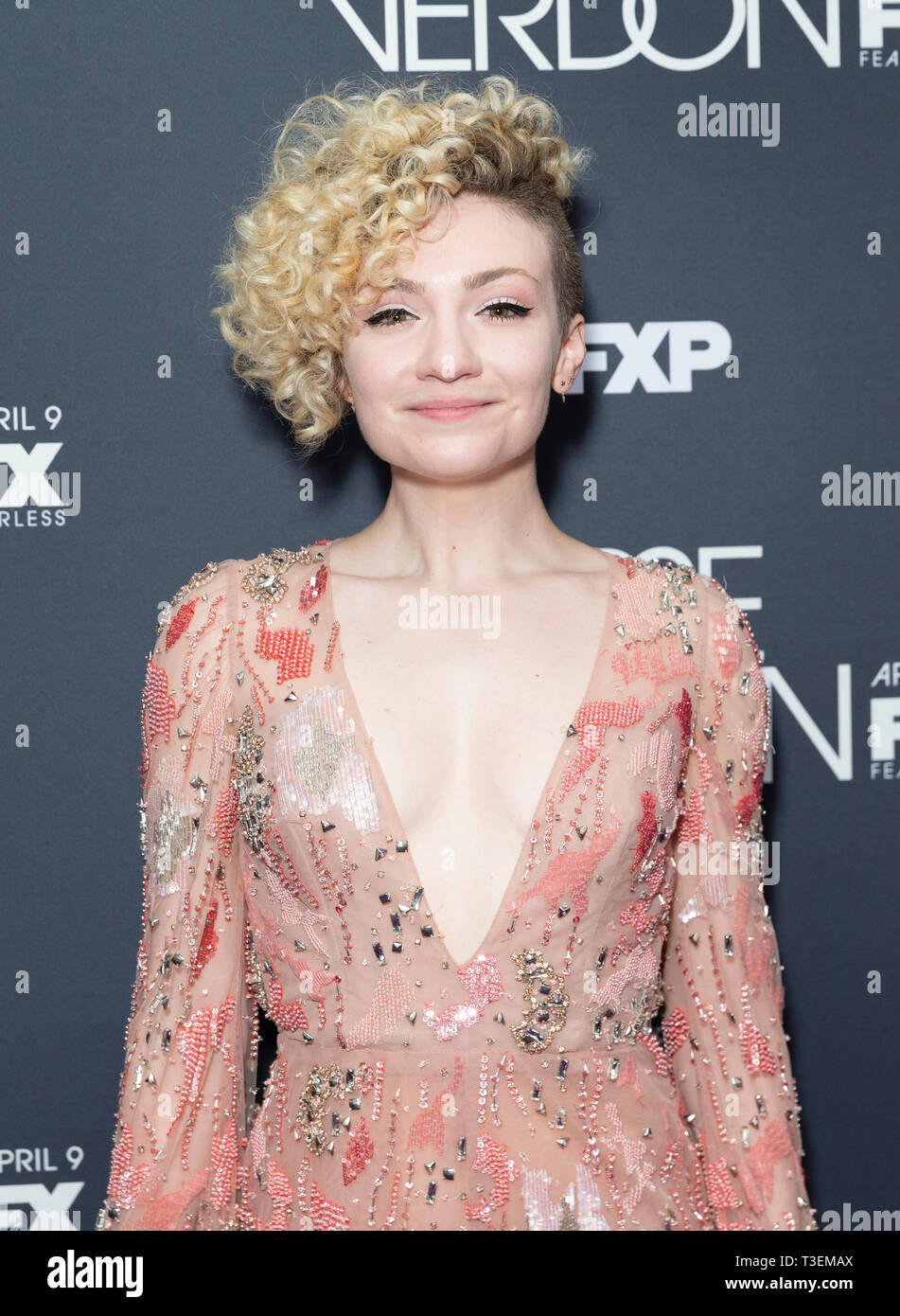 New York, NY - April 8, 2019: Paloma Garcia-Lee wearing dress by Hayley ...