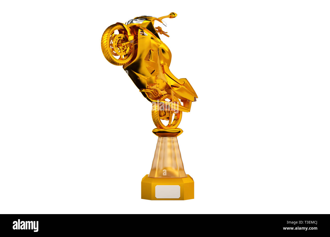 Golden bike trophy hi-res stock photography and images - Alamy