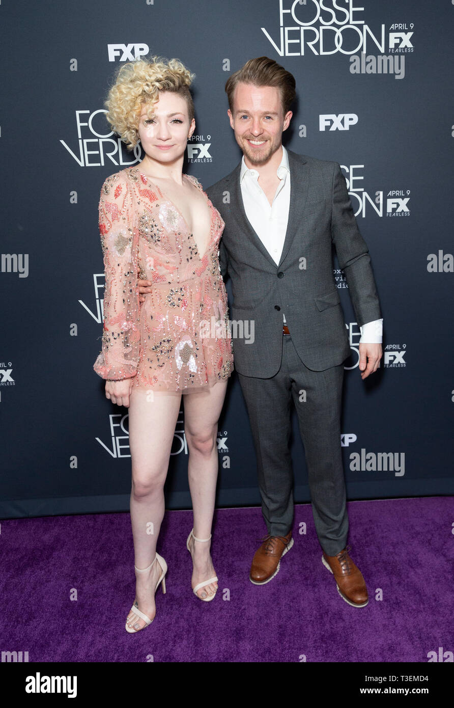 New York, NY - April 8, 2019: Paloma Garcia-Lee wearing dress by Hayley ...
