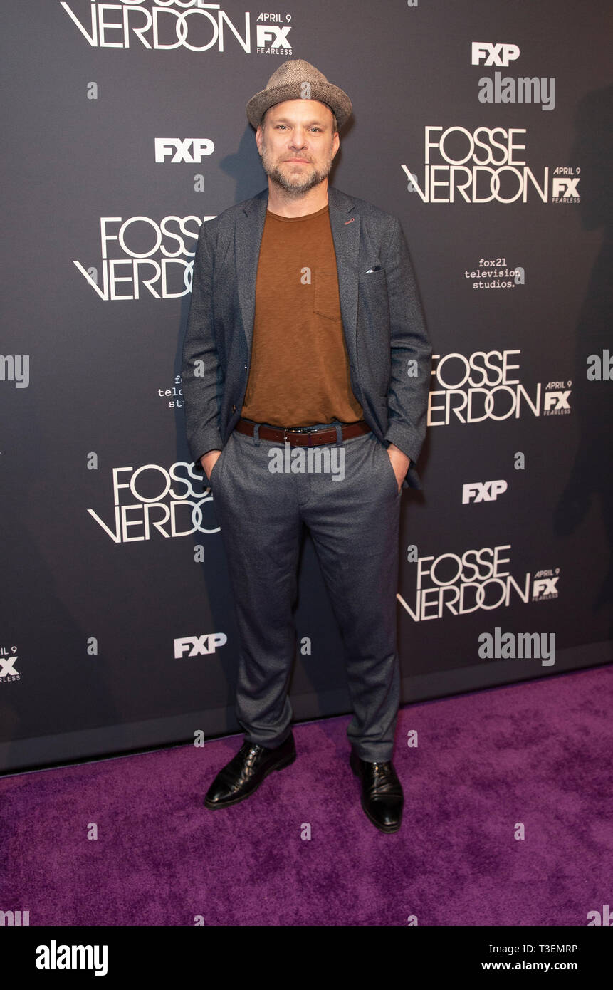 New York, NY - April 8, 2019: Norbert Leo Butz attends premiere Fosse ...