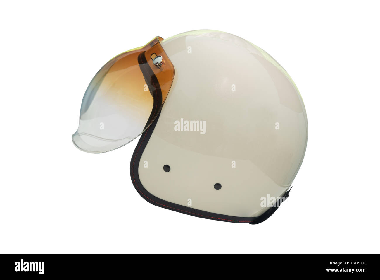 Vintage racing helmets Cut Out Stock Images & Pictures - Alamy