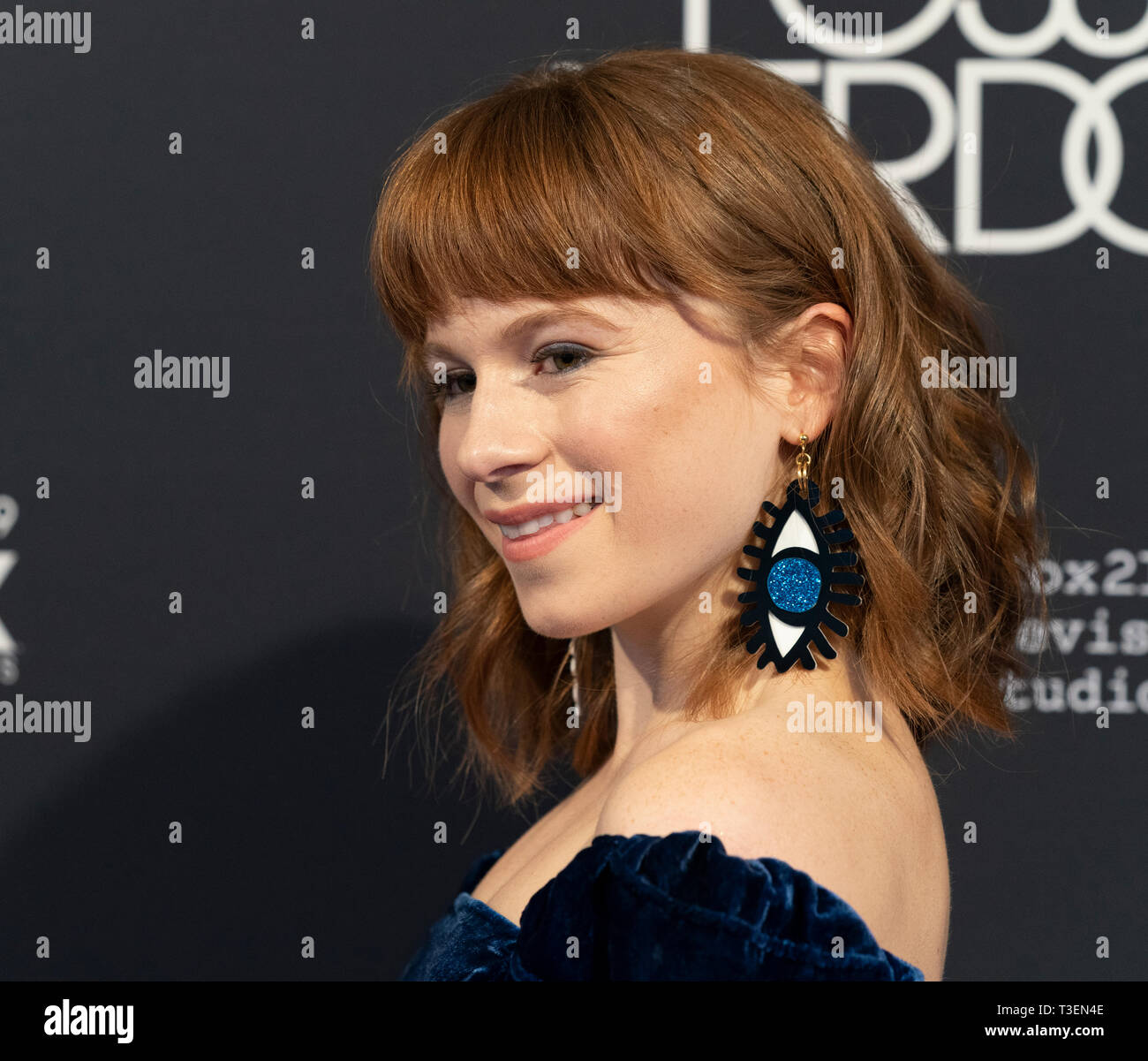 New York, NY - April 8, 2019: Juliet Brett attends premiere Fosse ...