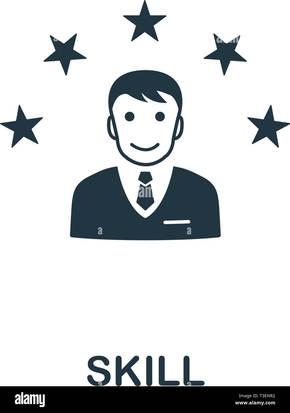 Skill icon. Creative element design from productivity icons collection ...