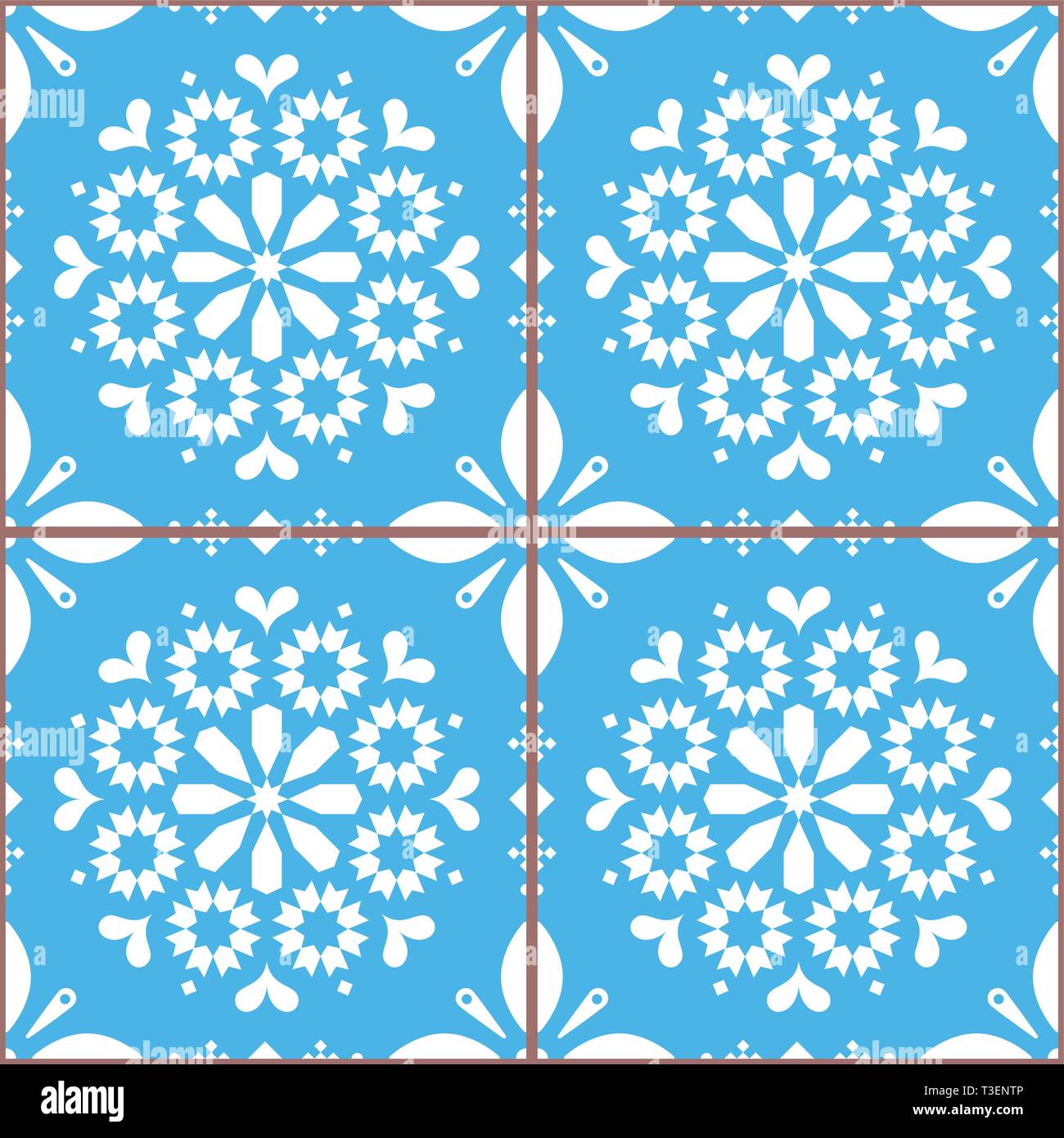 Azulejo vector tiles seamless pattern inspired by Portuguese art ... Azulejo vector tiles seamless pattern inspired by Portuguese art ...