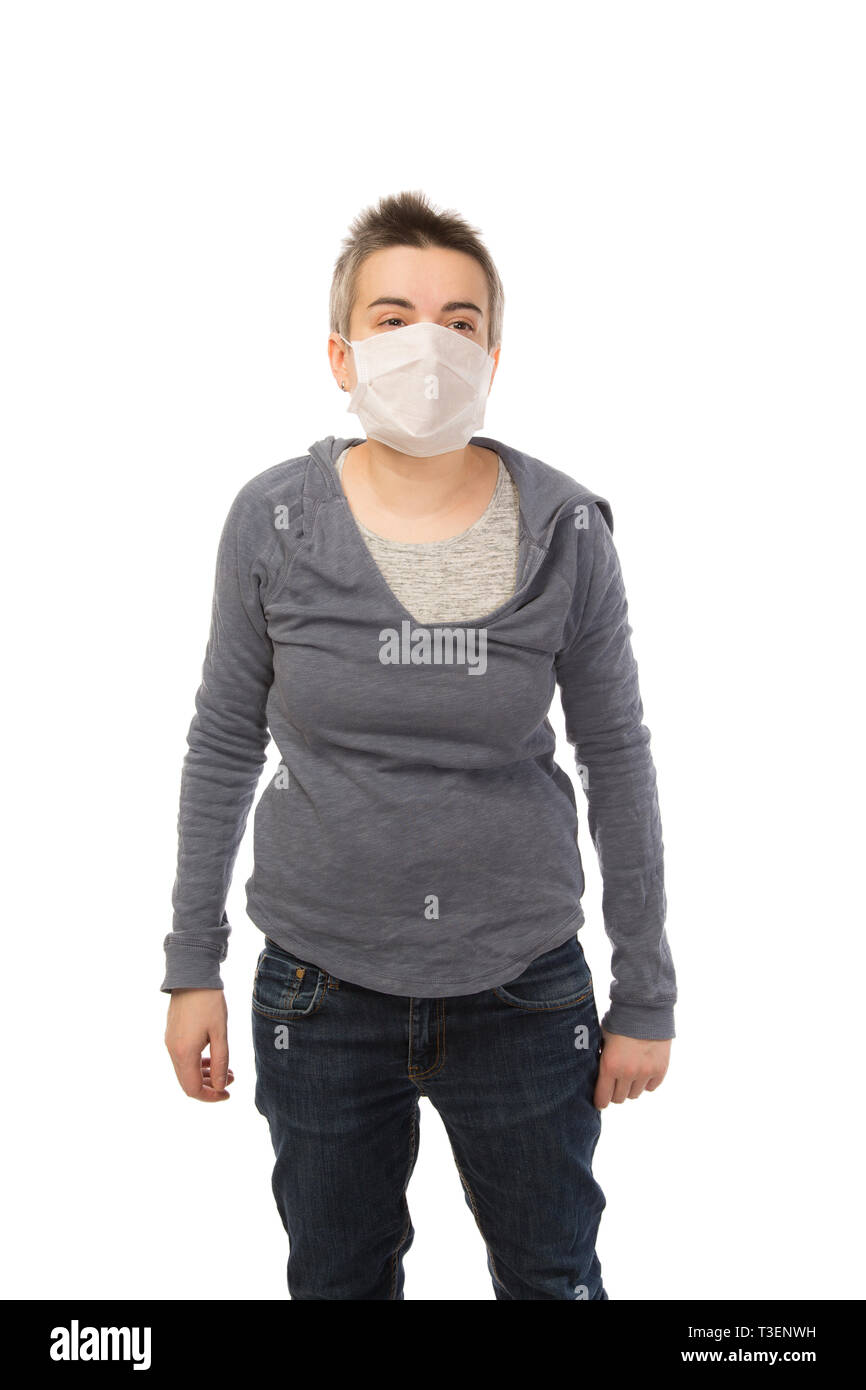 Adult cold flu wearing Cut Out Stock Images & Pictures - Alamy