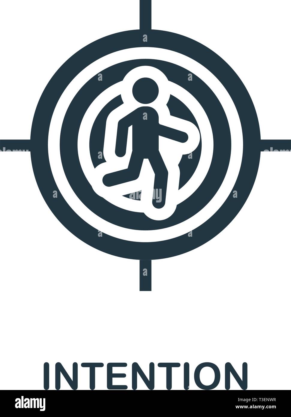 Intention icon. Creative element design from productivity icons ...