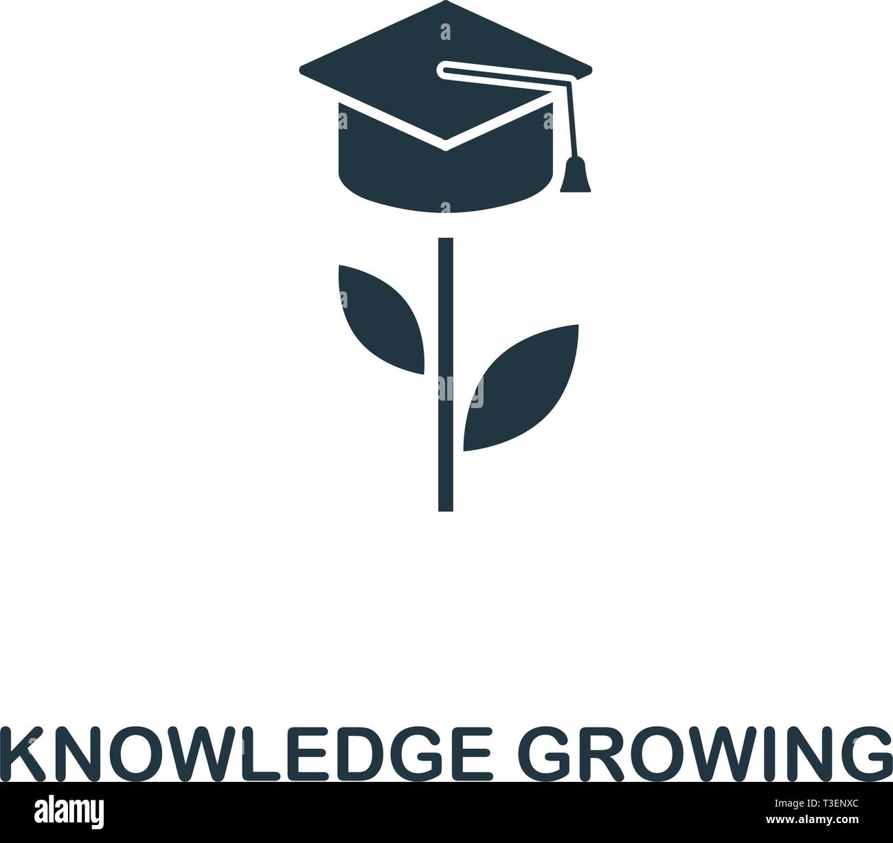 Knowledge Growing icon. Creative element design from productivity icons ...