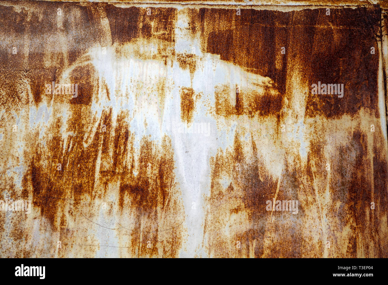 Painted metal texture. Rusted metal Stock Photo - Alamy