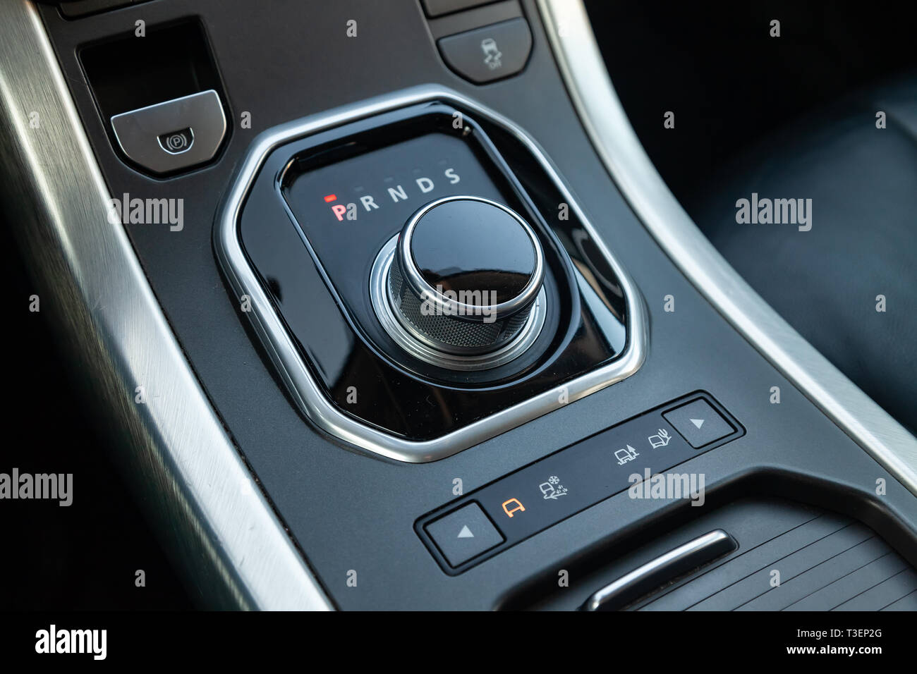 Gearbox gearbox selector in the form of a retractable washer in the ...