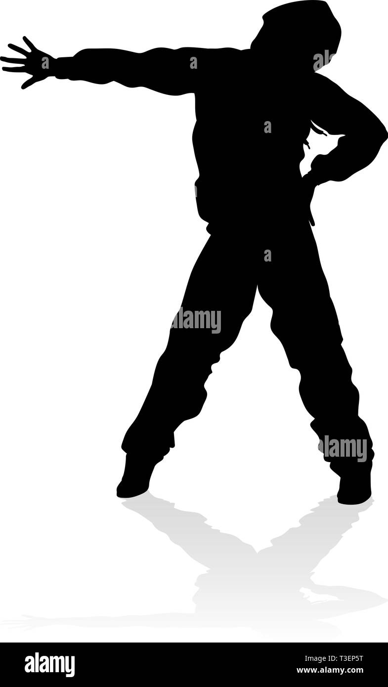 Street Dance Dancer Silhouette Stock Vector Image & Art - Alamy