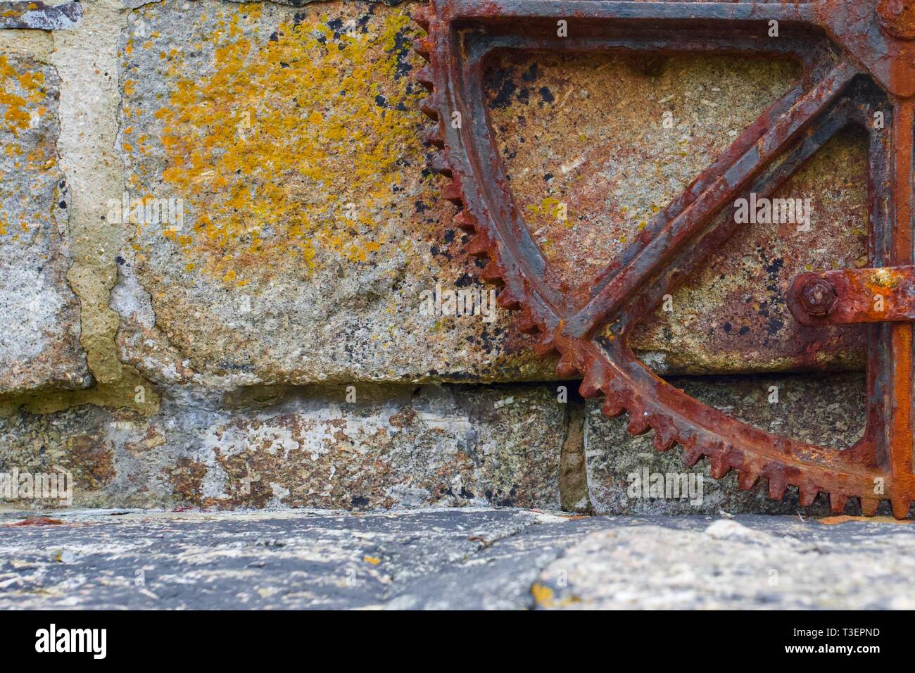 Rusty Cog Wheel Stock Photo - Alamy