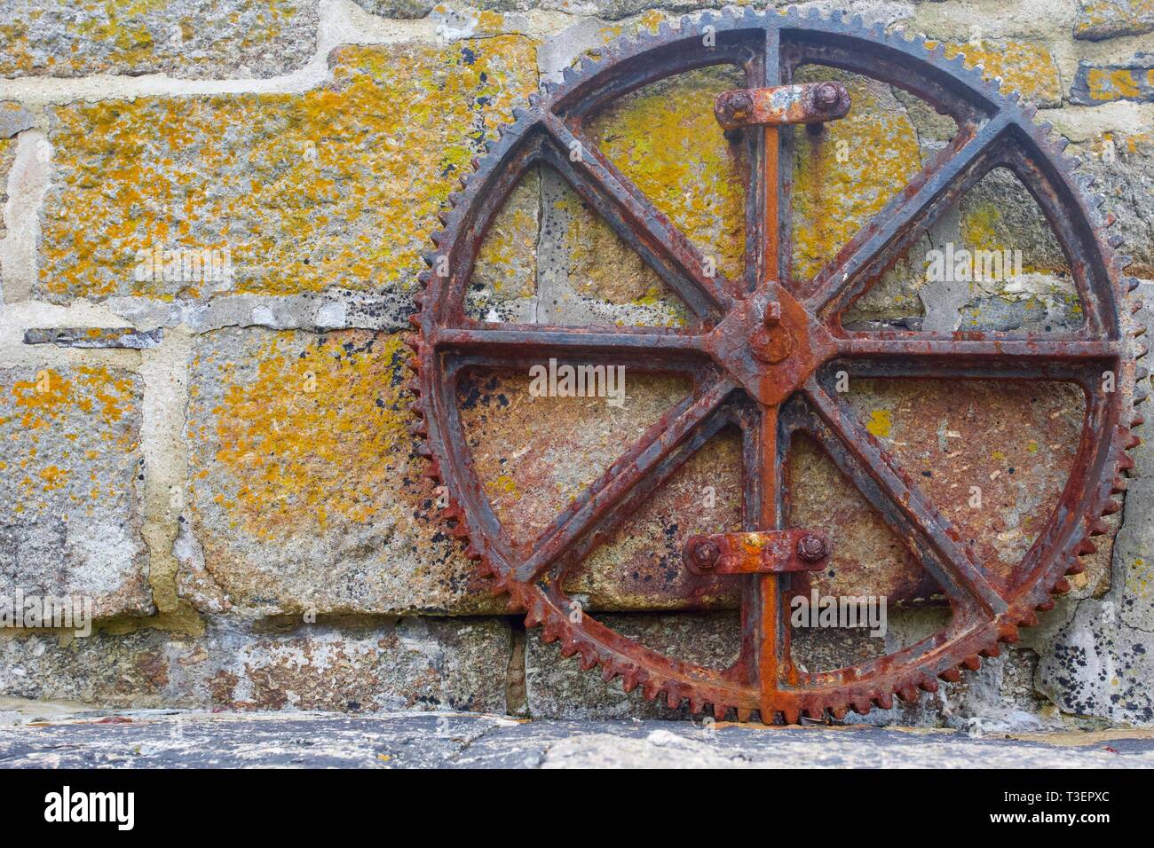 Rusty Cog Wheel Stock Photo - Alamy