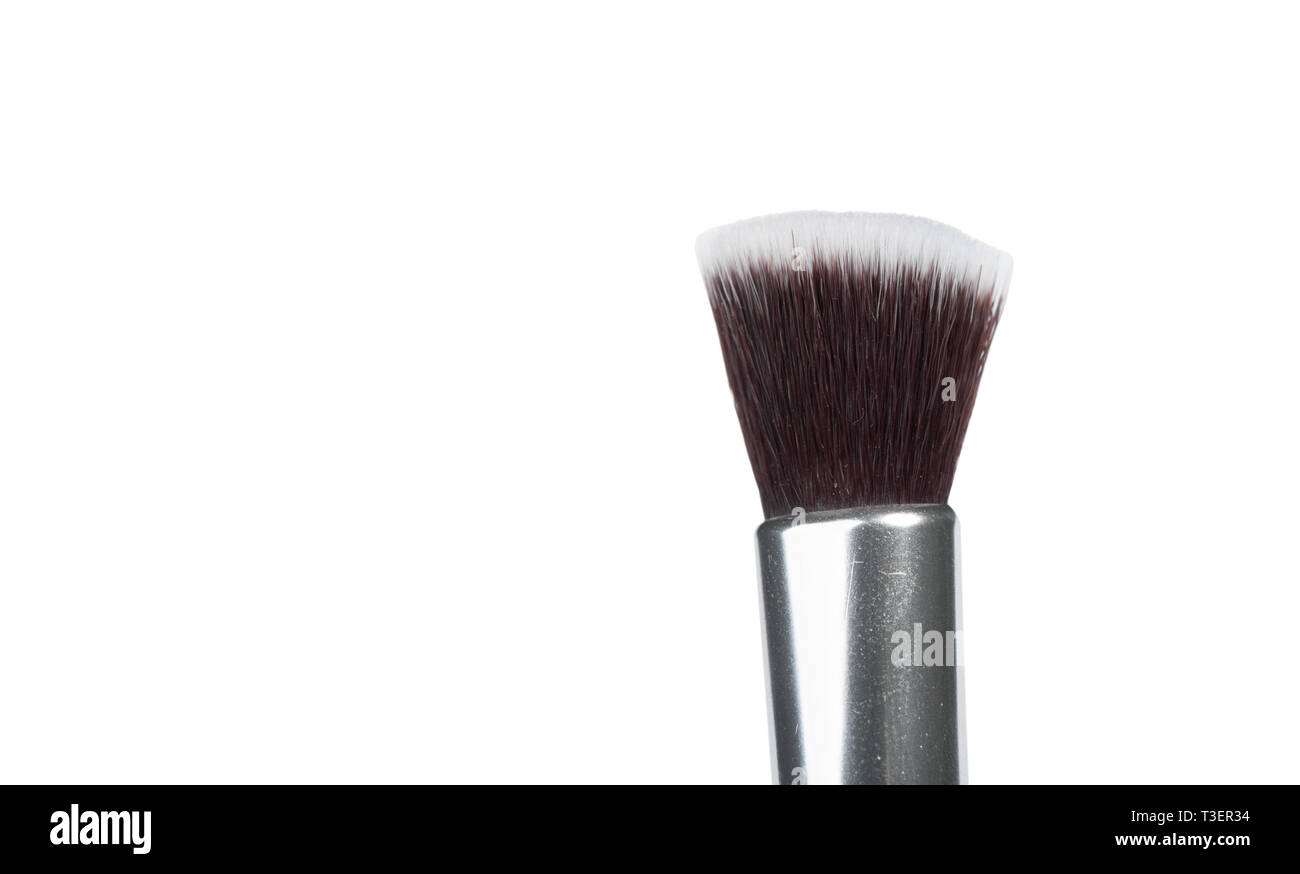 Thick paint brush isolated on white background Stock Photo - Alamy