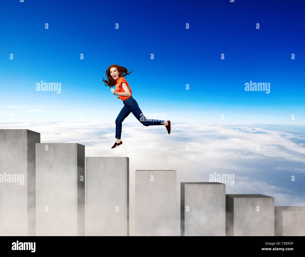 Running blocks hi-res stock photography and images - Alamy