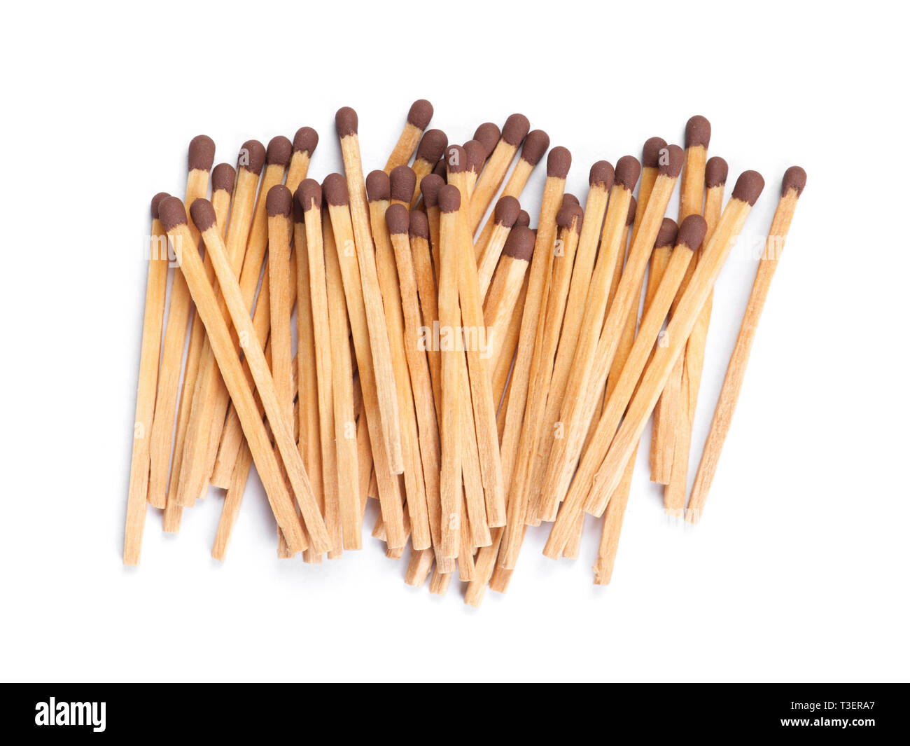 Bunch of matches isolated on white background Stock Photo - Alamy