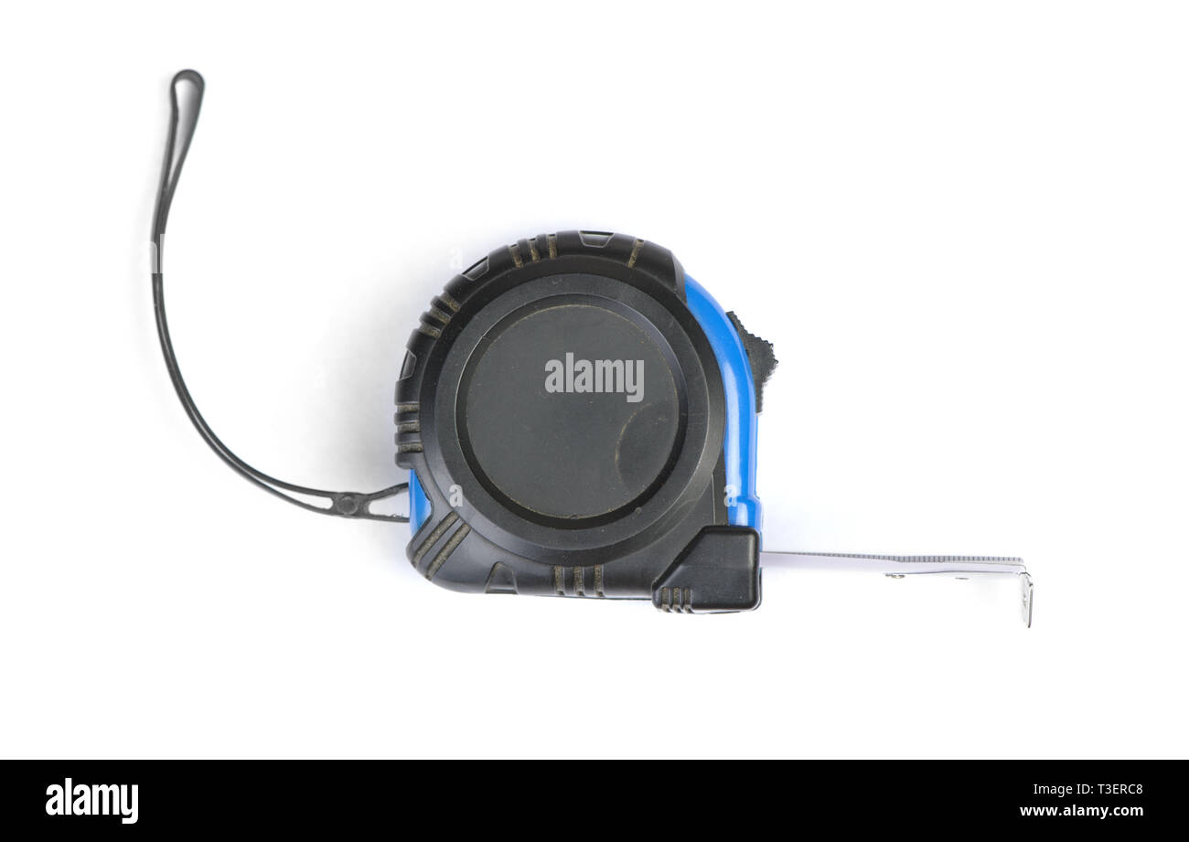 Single yardstick measurement isolated on white background Stock Photo ...