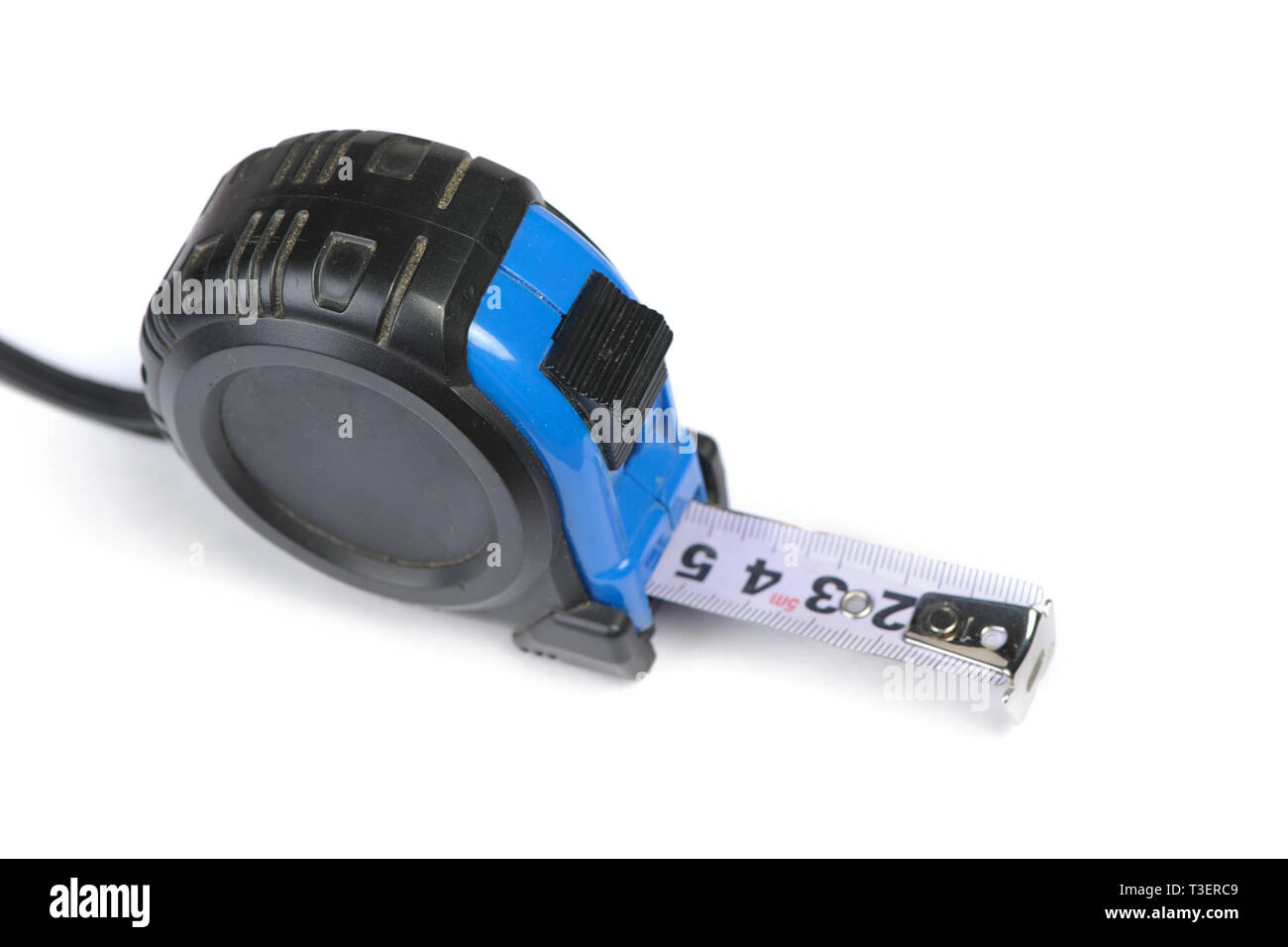 Single yardstick measurement isolated on white background Stock Photo ...