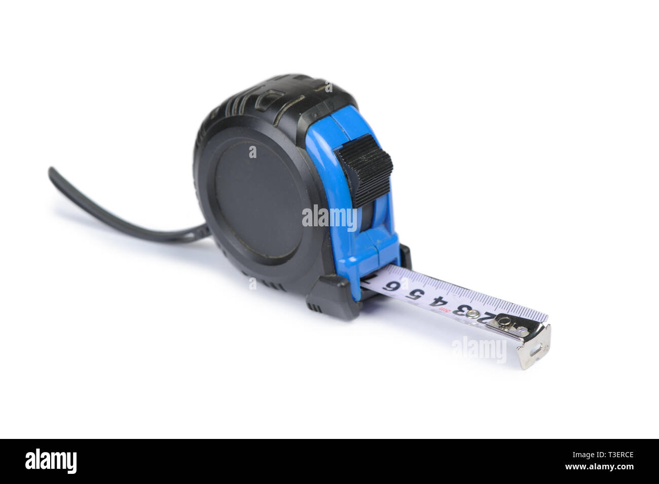 Single yardstick measurement isolated on white background Stock Photo ...