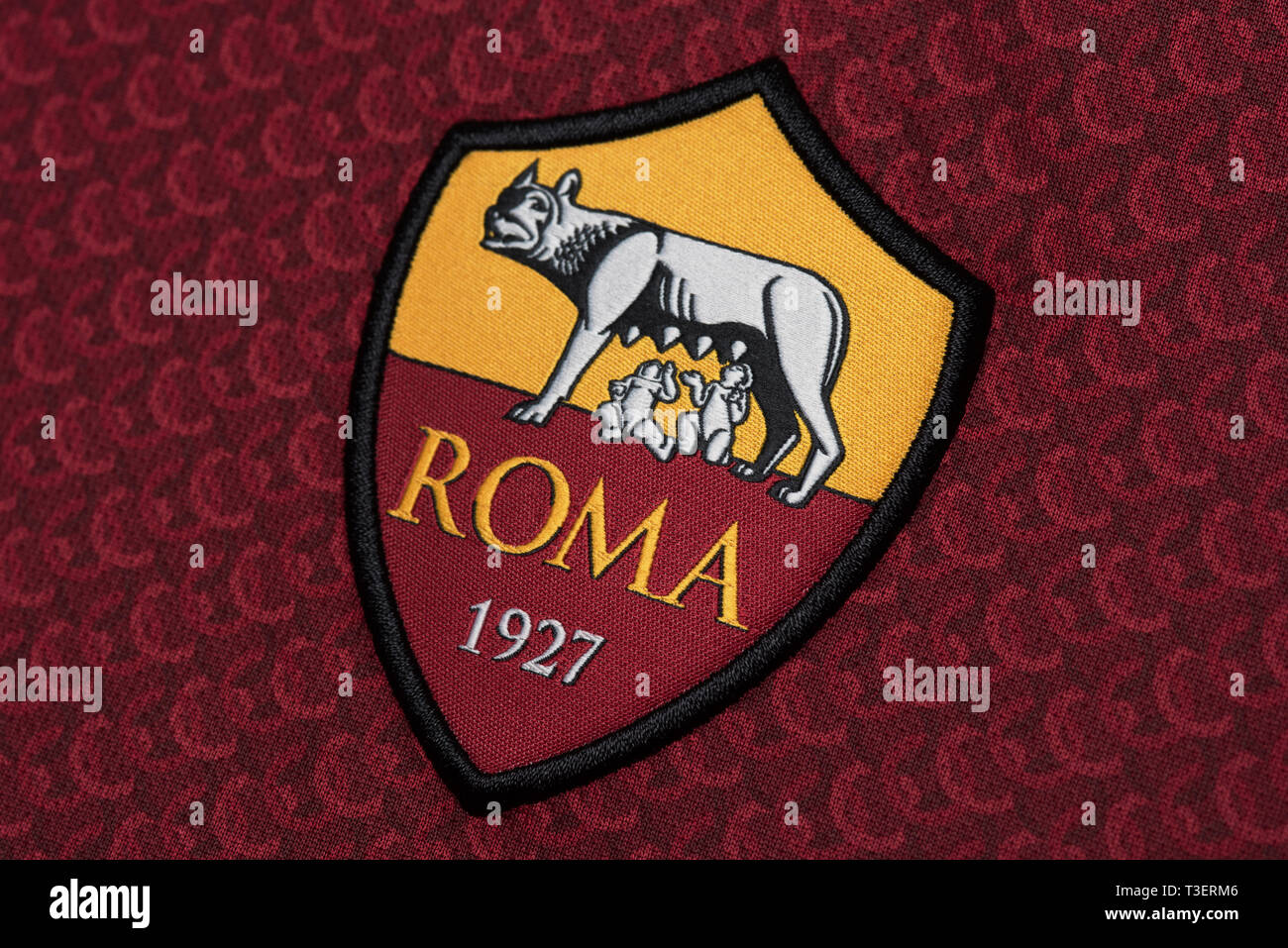 Roma football team hi-res stock photography and images - Alamy