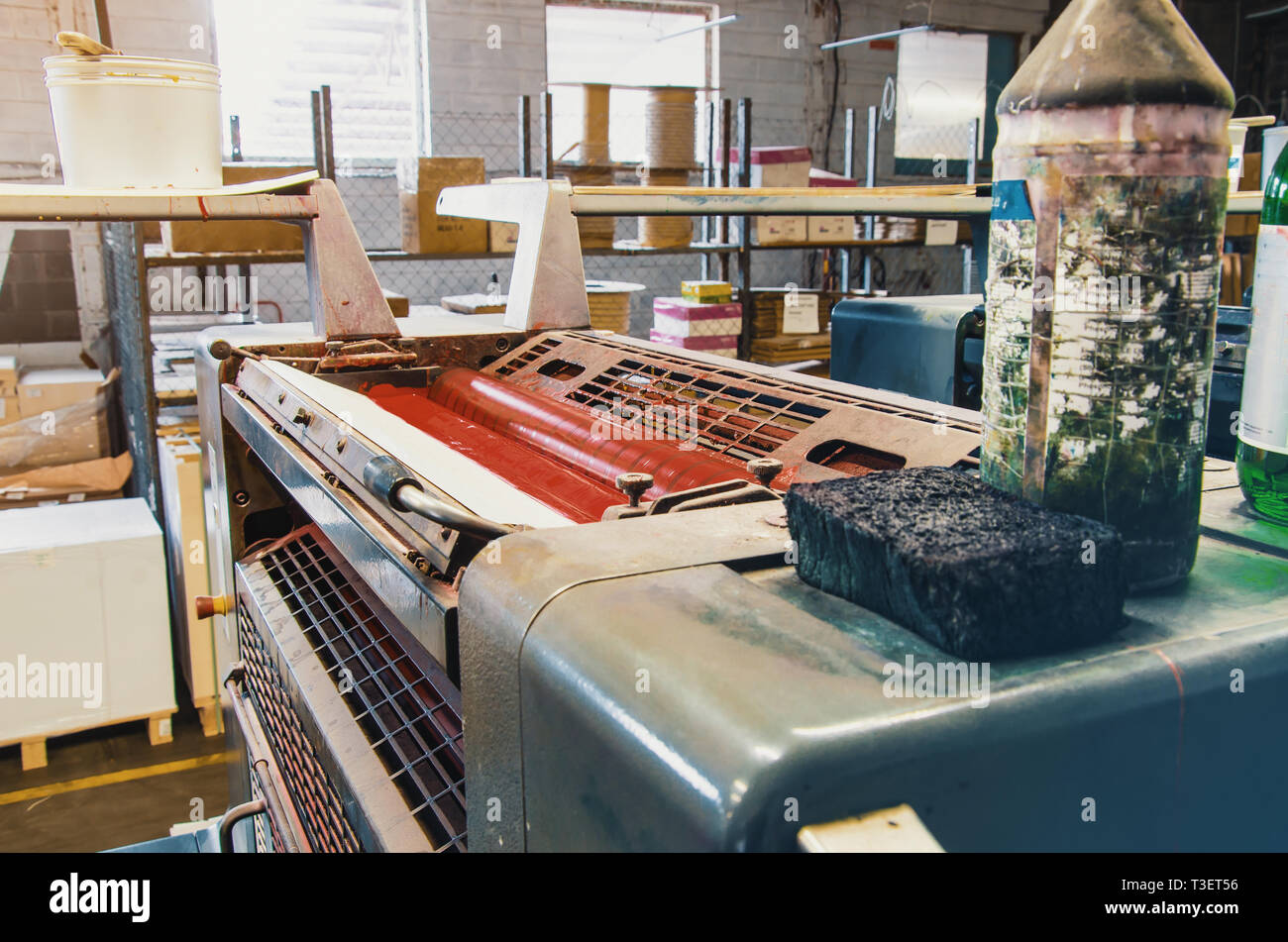 Ink jet printing machine hi-res stock photography and images - Alamy