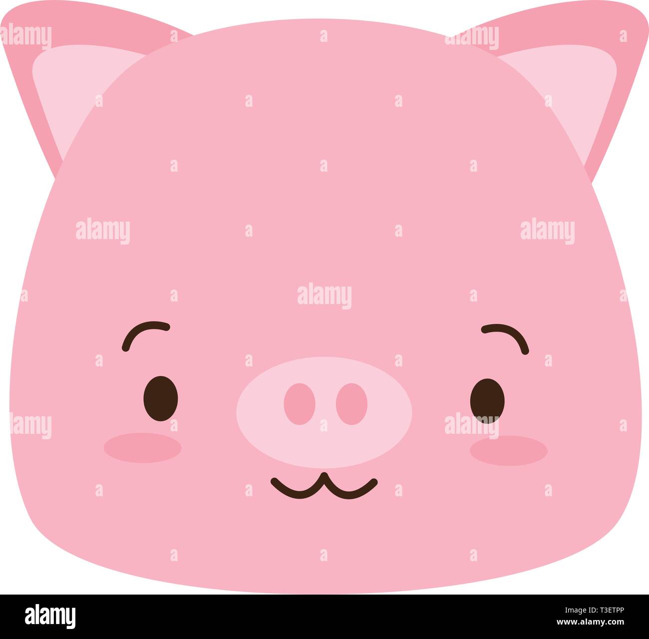cute piggy cartoon Stock Vector Image & Art - Alamy