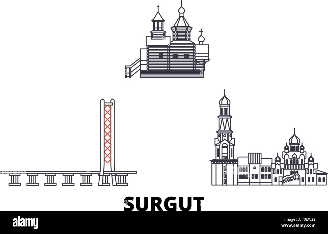 Surgut russia Stock Vector Images - Alamy