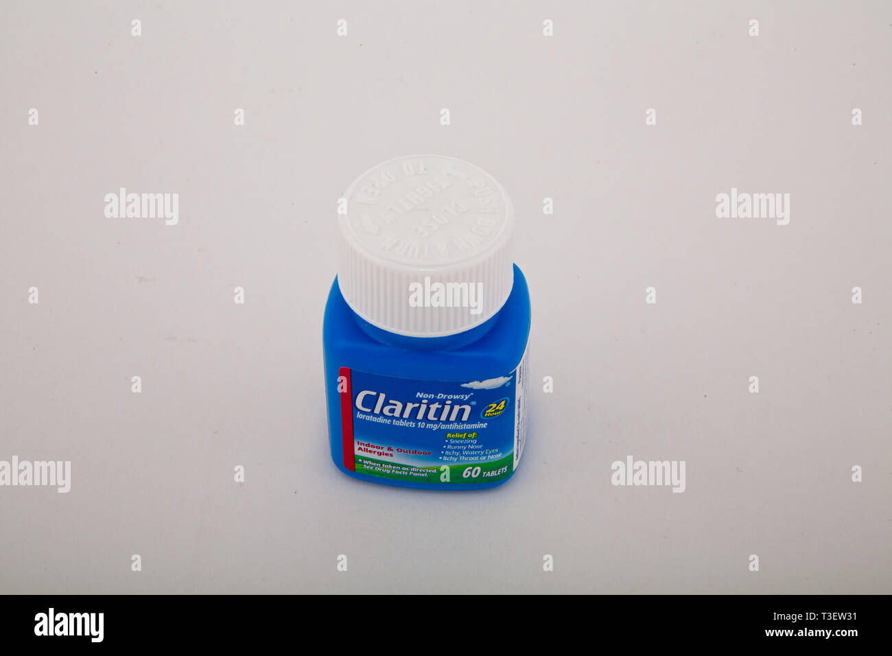Claritin Tablets on White Stock Photo - Alamy