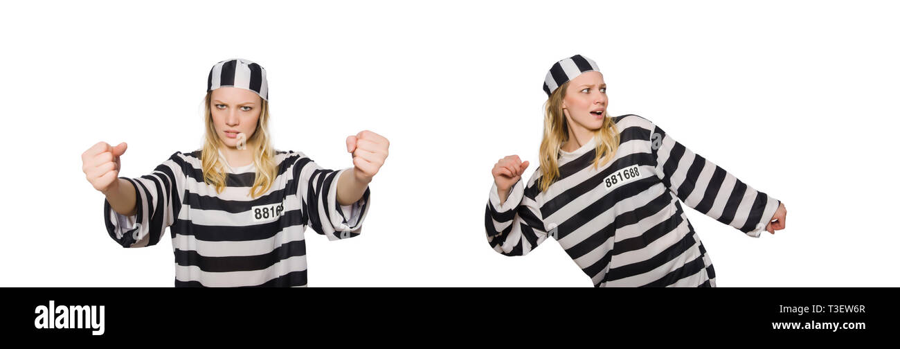 Female jail inmate Cut Out Stock Images & Pictures - Alamy