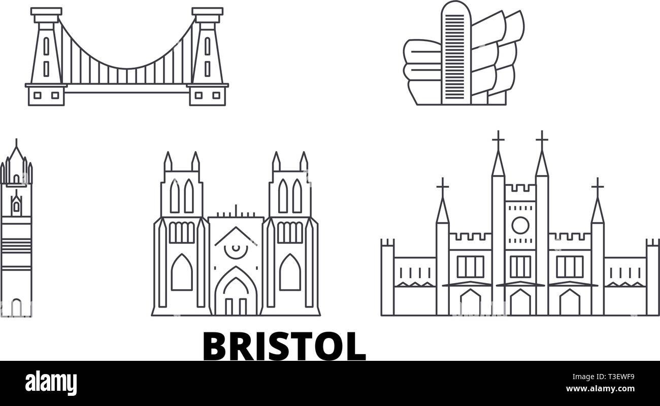 Bristol skyline vector hi-res stock photography and images - Alamy