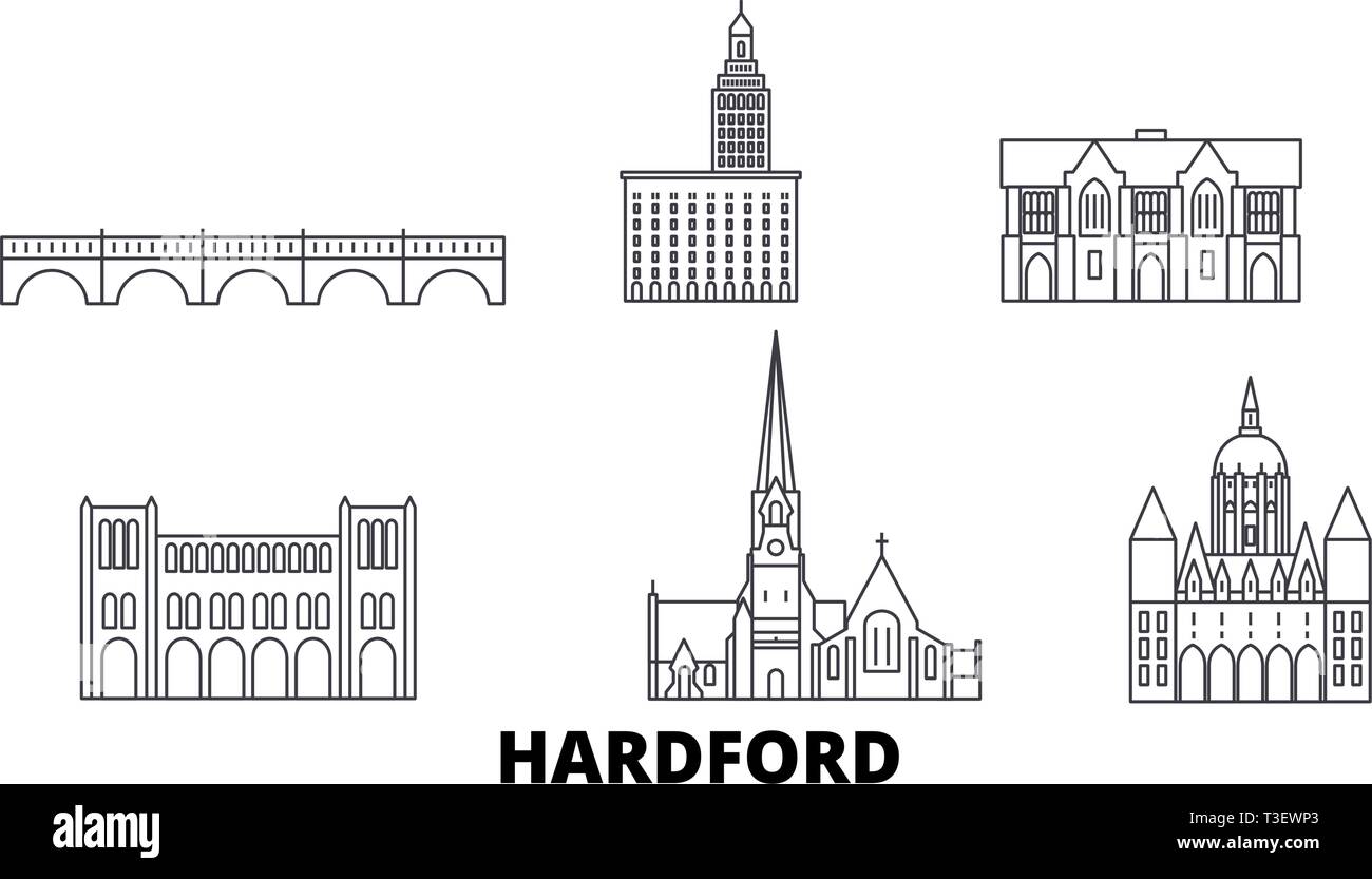 Connecticut usa landmarks Stock Vector Images - Alamy