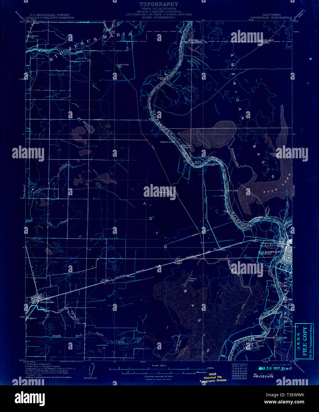 Map of davisville hi-res stock photography and images - Alamy