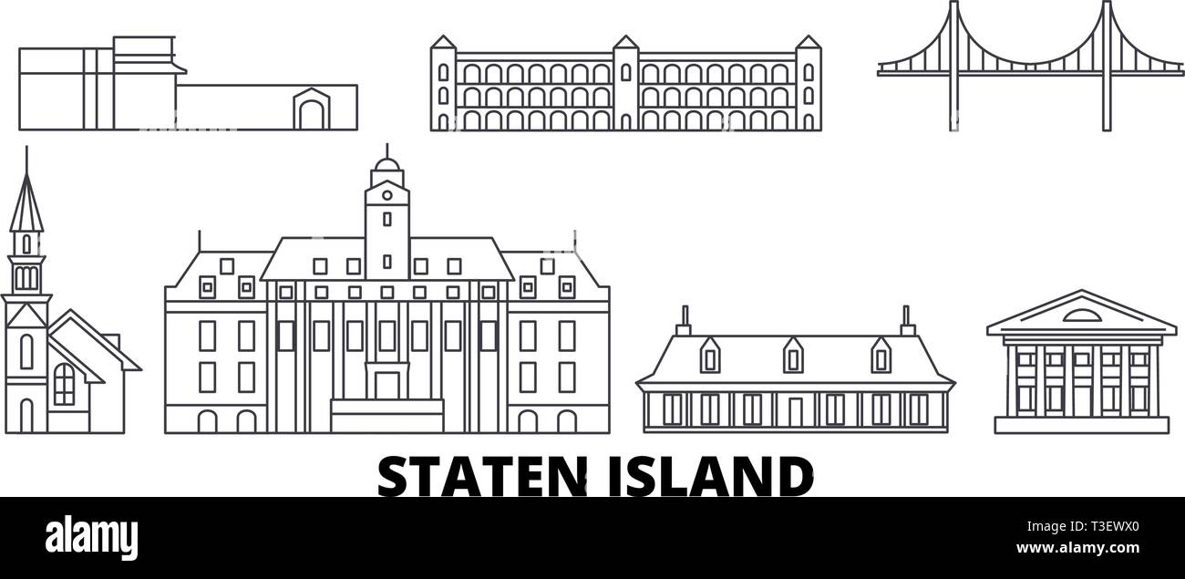 Staten island ferry boat Stock Vector Images - Alamy