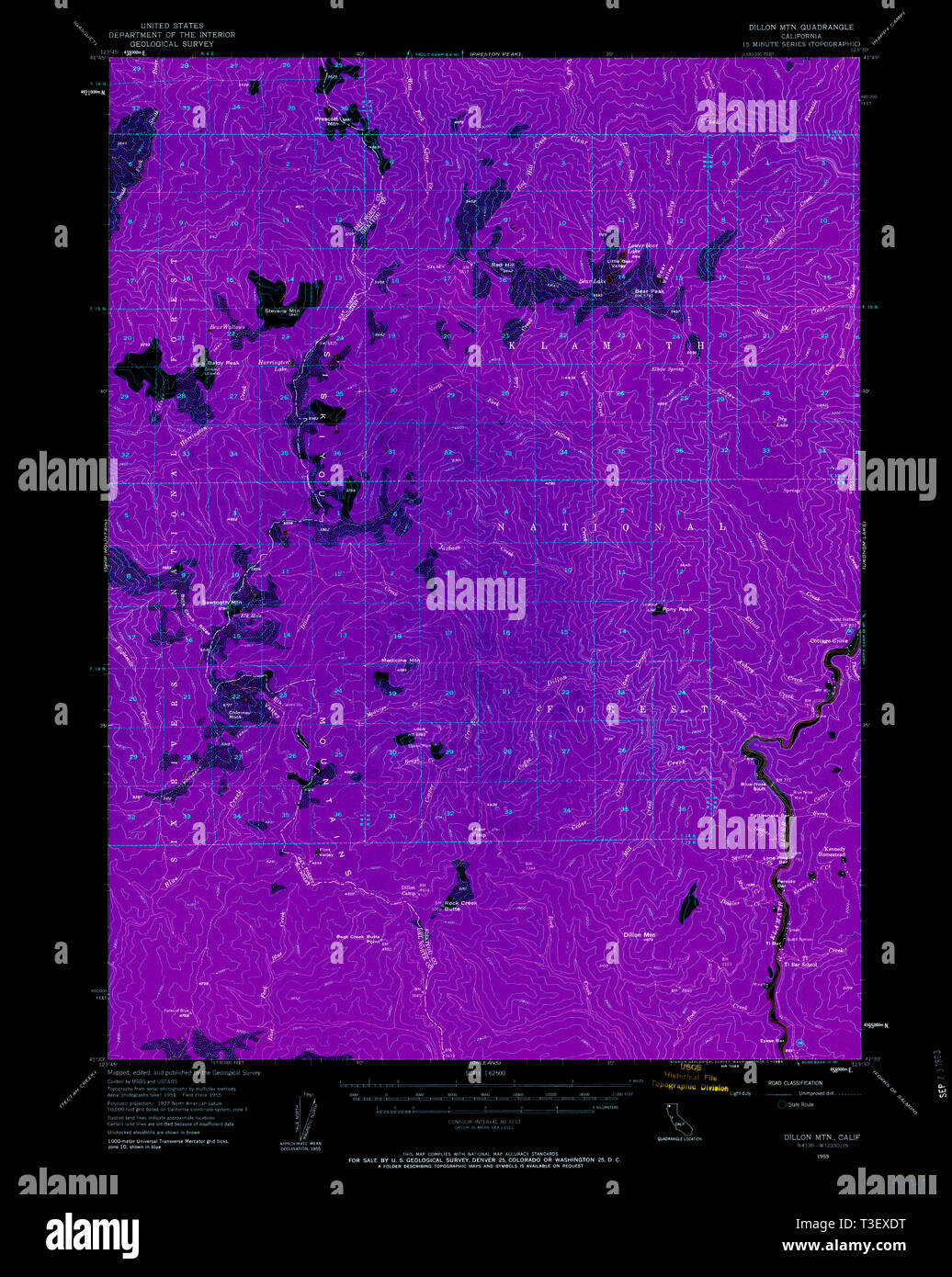 Map of dillon hi-res stock photography and images - Alamy
