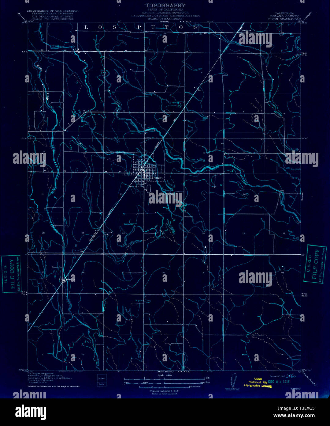 Dixon map hi-res stock photography and images - Alamy