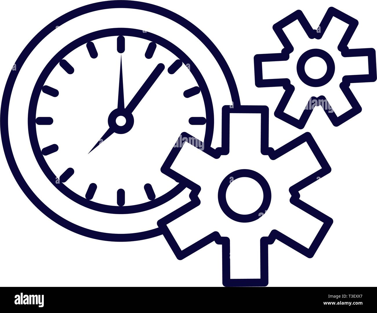 Clock manufacture Stock Vector Images - Alamy