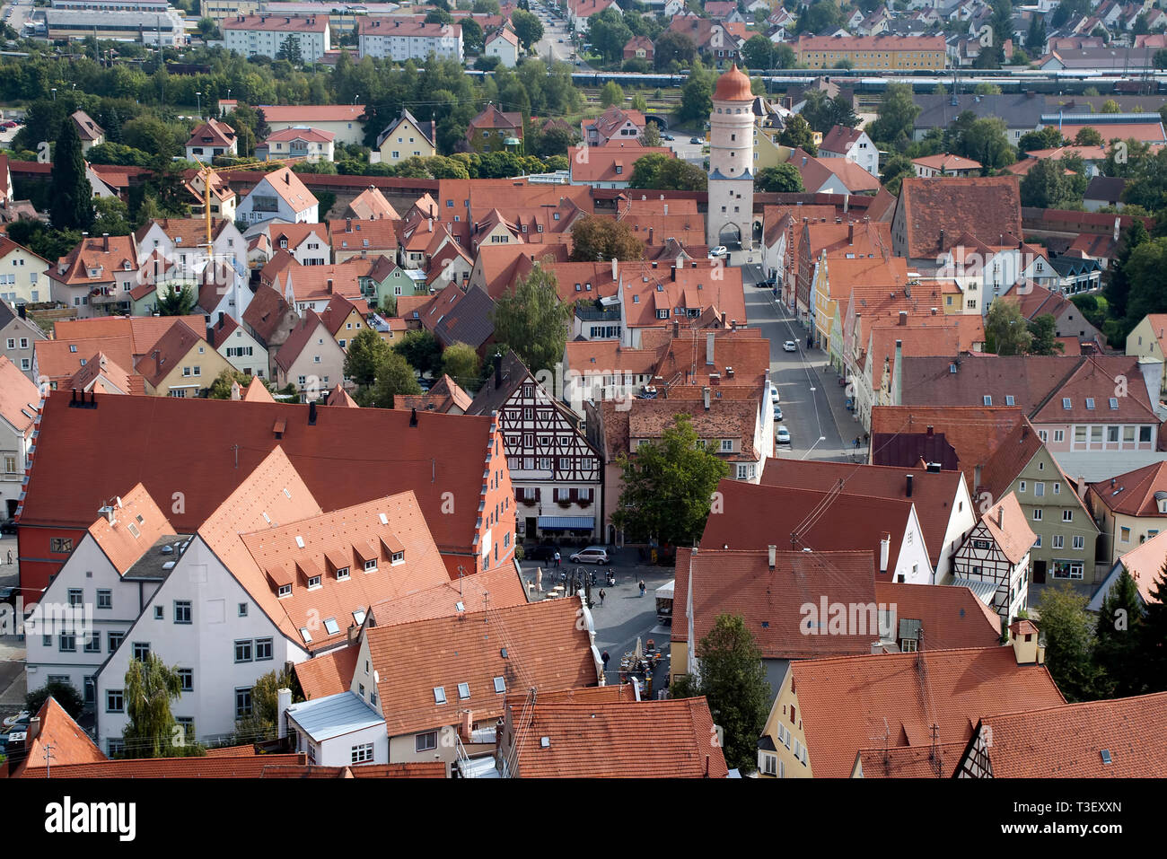 Nördlingen aerial hi-res stock photography and images - Alamy