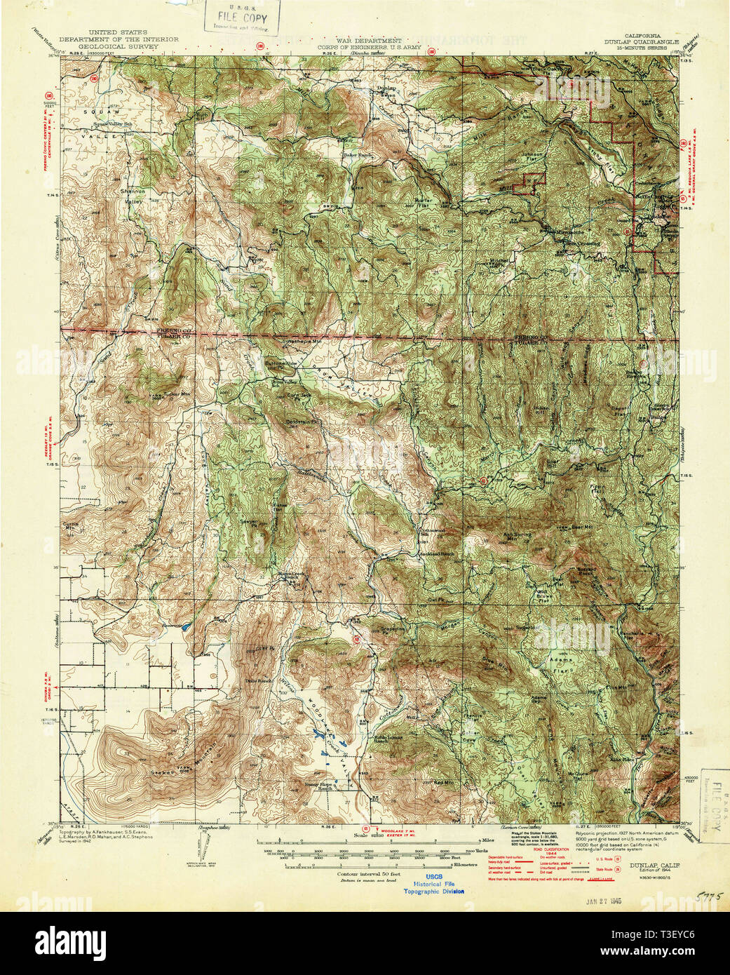 Dunlap map hi-res stock photography and images - Alamy