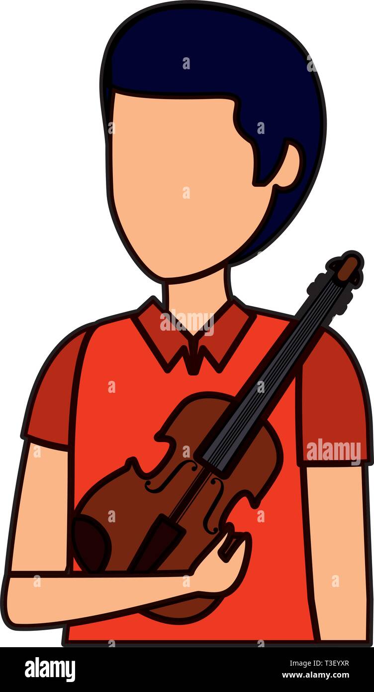 professional violinist avatar character Stock Vector Image & Art - Alamy