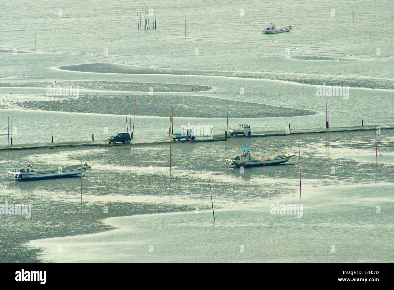 Mudflat of Ariake Sea, Kumamoto Prefecture, Japan Stock Photo - Alamy
