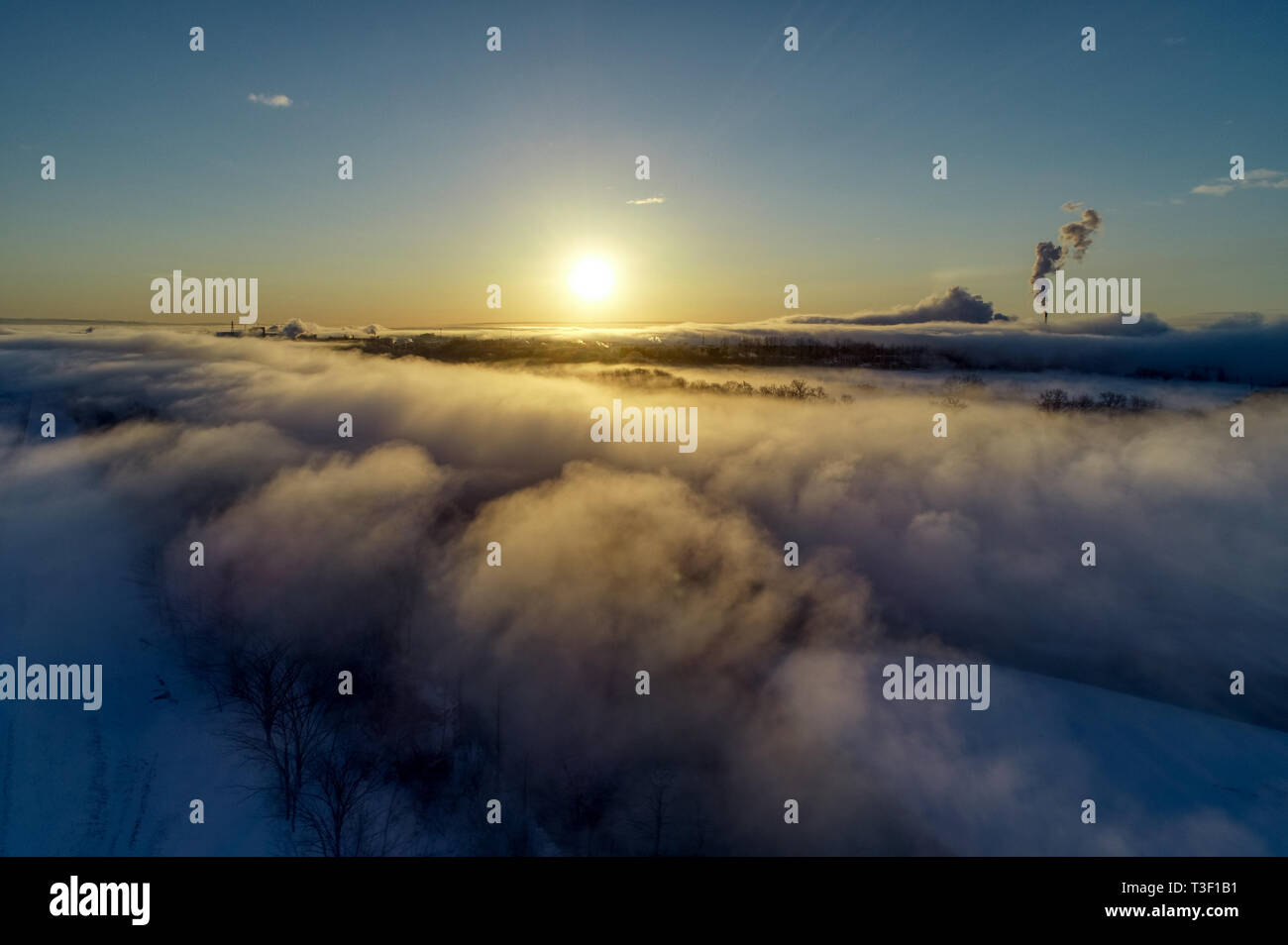 Tokachi in winter, Hokkaido, Japan Stock Photo - Alamy