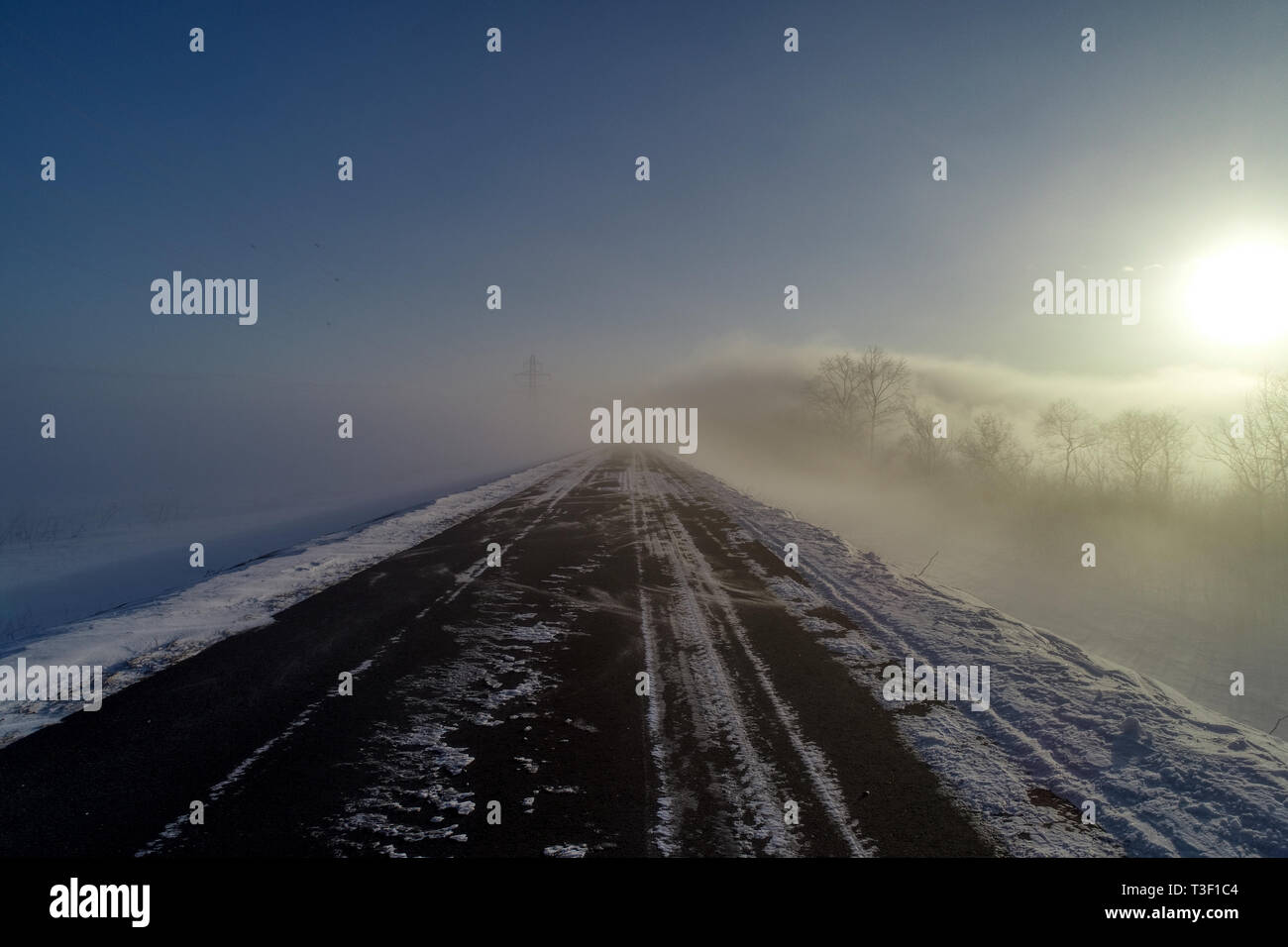 Tokachi in winter, Hokkaido, Japan Stock Photo - Alamy