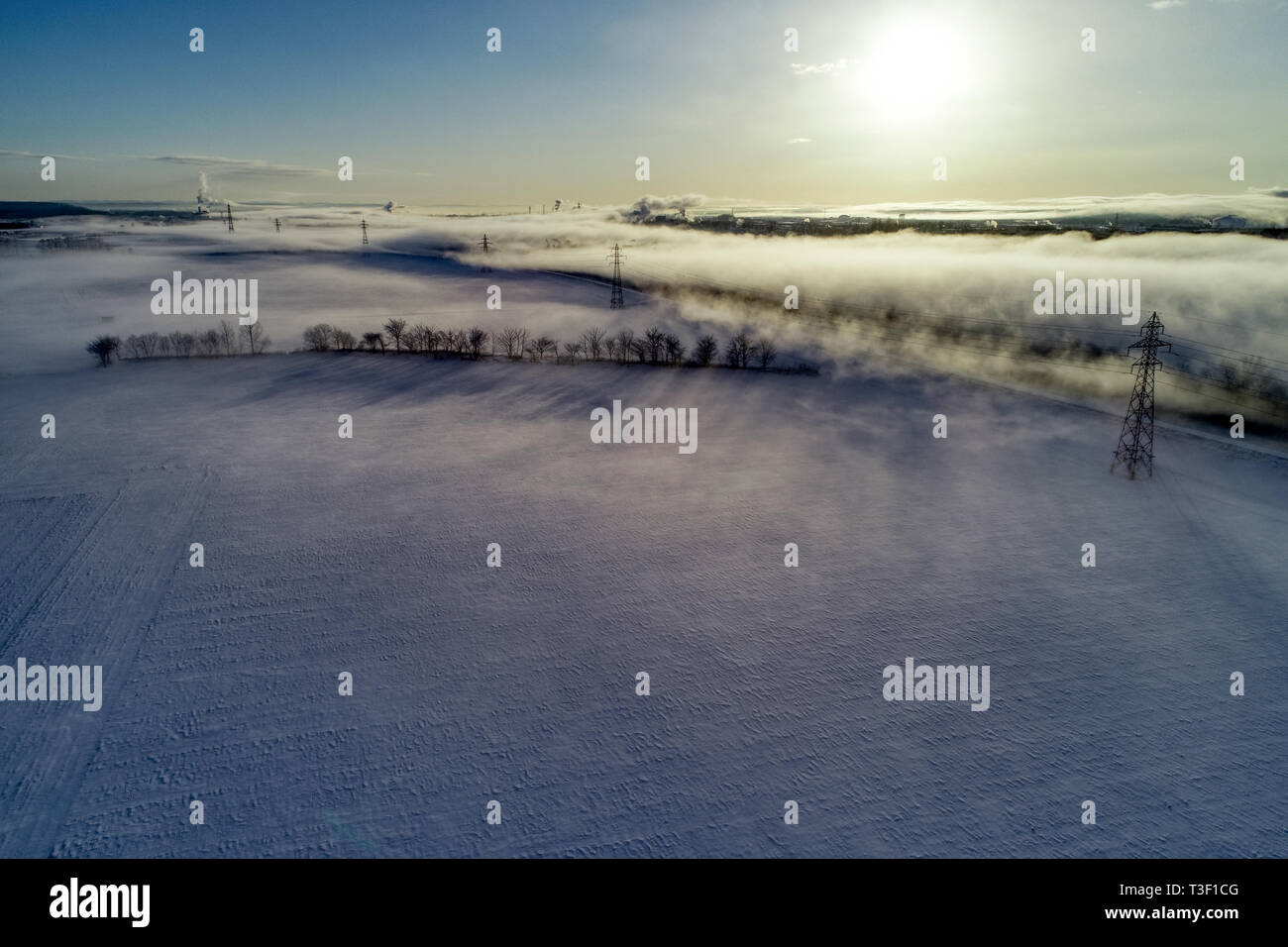 Tokachi in winter, Hokkaido, Japan Stock Photo - Alamy