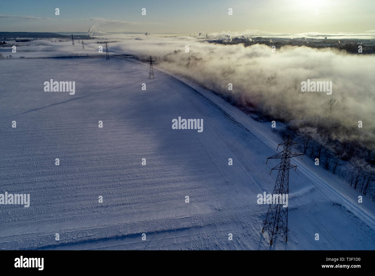 Tokachi in winter, Hokkaido, Japan Stock Photo - Alamy