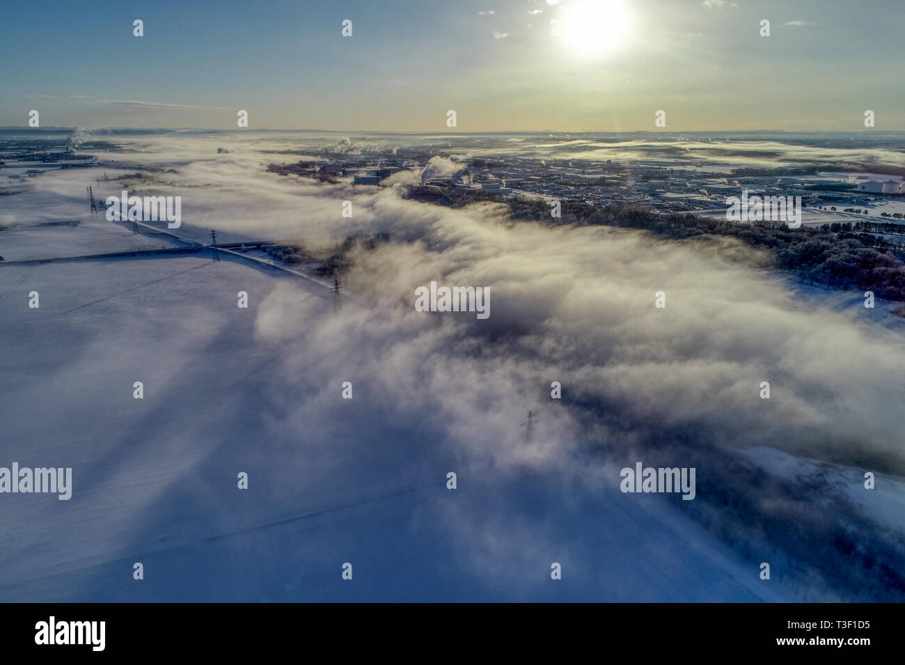 Tokachi in winter, Hokkaido, Japan Stock Photo - Alamy