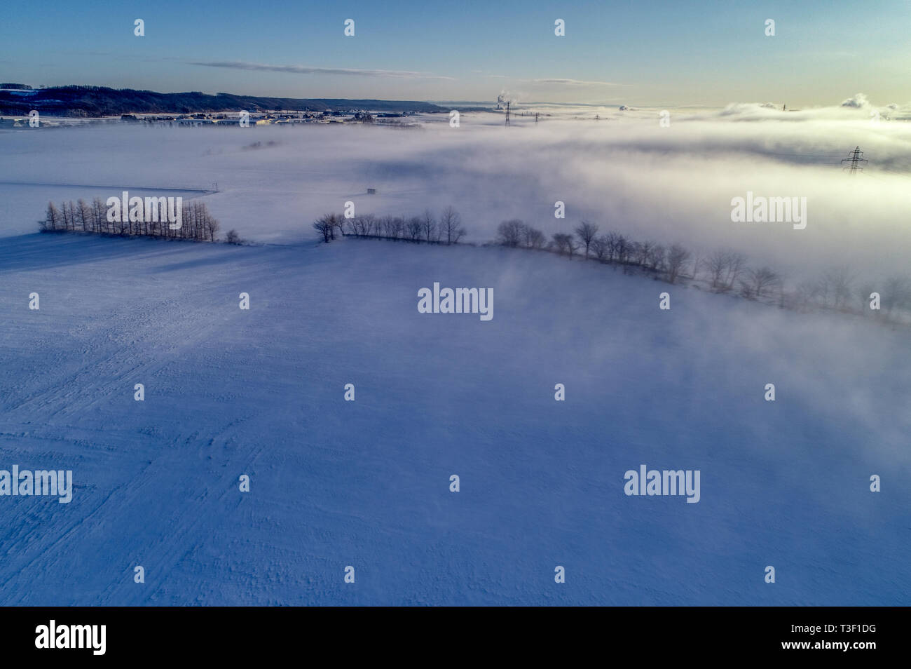 Tokachi in winter, Hokkaido, Japan Stock Photo - Alamy