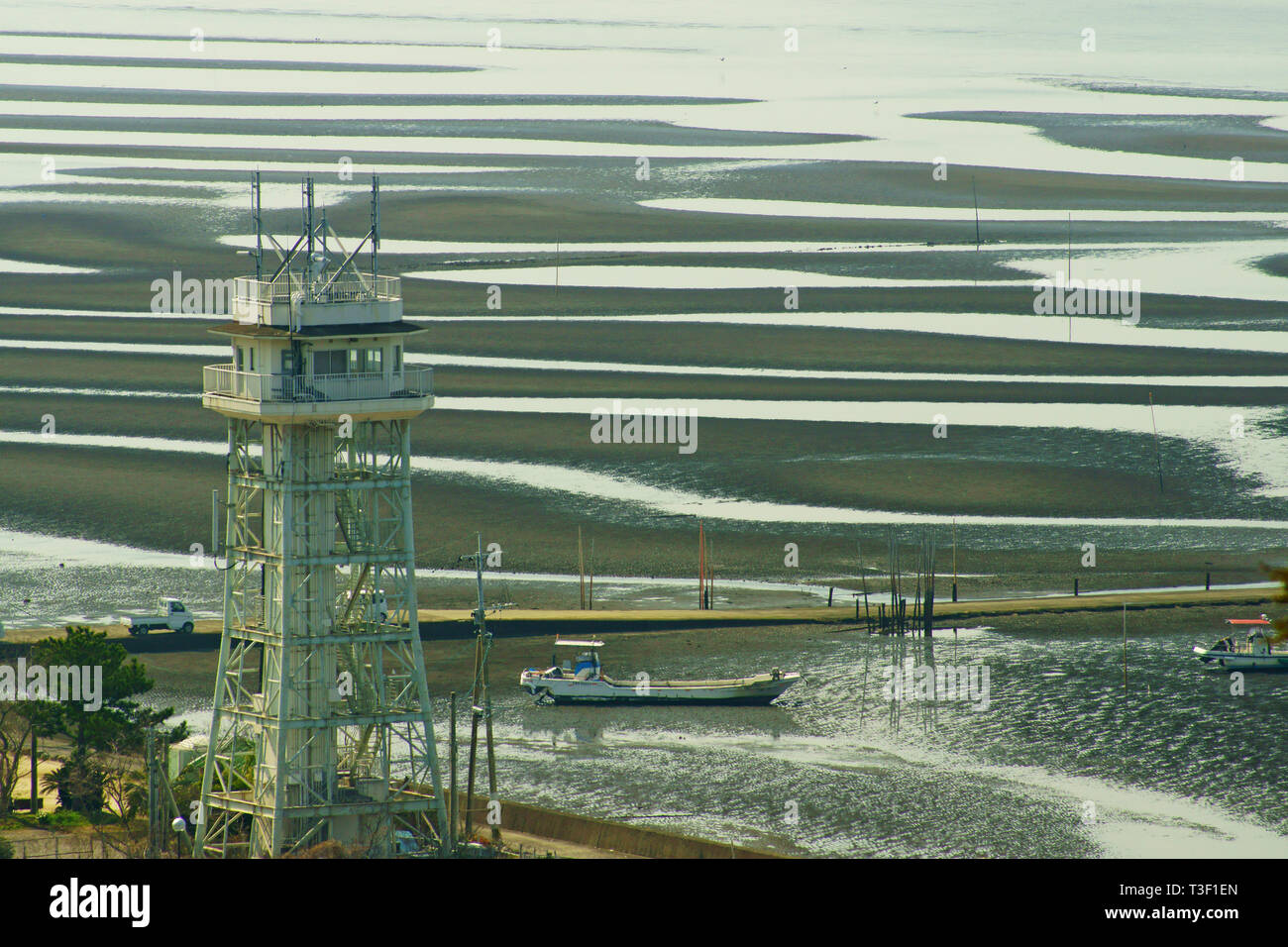 Mudflat of Ariake Sea, Kumamoto Prefecture, Japan Stock Photo - Alamy