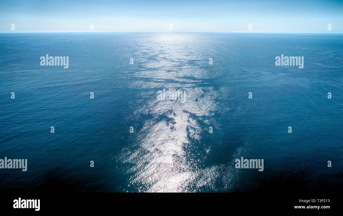 Aerial view of sea Stock Photo - Alamy