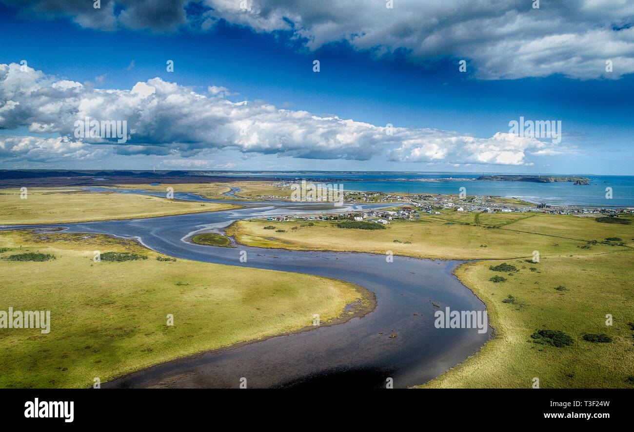 Aerial Photography of Marshland Stock Photo - Alamy